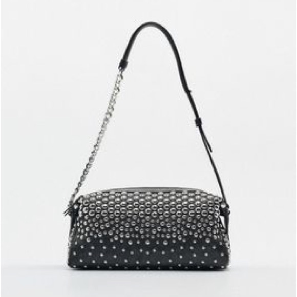 Zara Terez | Bags | Zara Studded Rocker Shoulder Bag Black Nwt | Poshmark